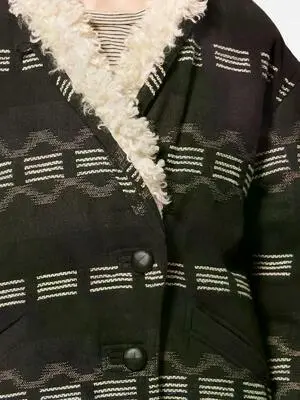 MARANT ETOILE Patterned Jacket - Black