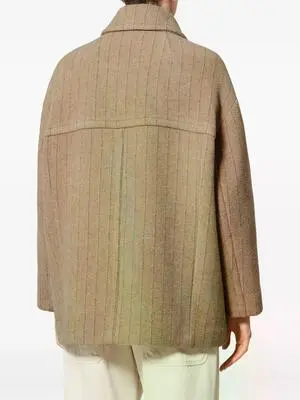 Isabel Marant Étoile Pinstripe Double-breasted Fiby Coat