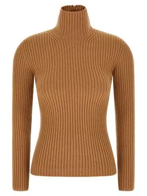 Max Mara Turtleneck Sweater - Beige