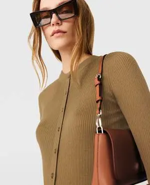 Stella McCartney Crewneck Fine Knit Cardigan