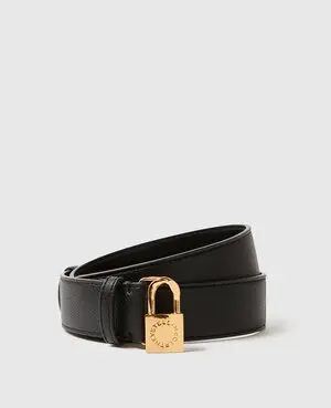 Stella McCartney Ryder Padlock Belt - Black