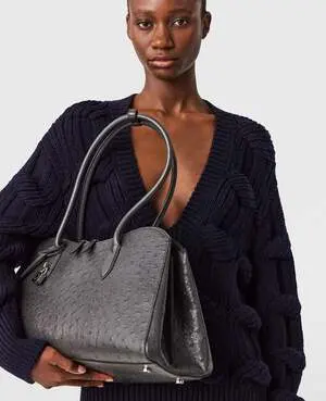 Stella McCartney Falabella Cable-knit V-neck Jumper