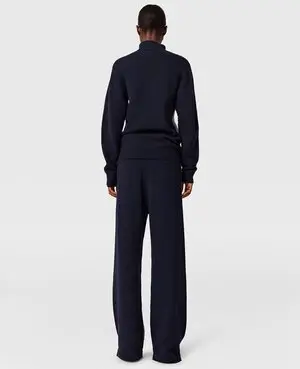 Stella McCartney Wide-leg Contrast Panel Trousers