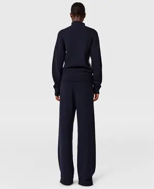 Stella McCartney Wide-leg Contrast Panel Trousers