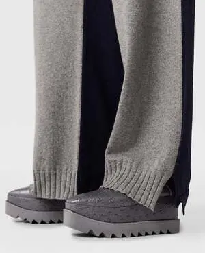 Stella McCartney Wide-leg Contrast Panel Trousers