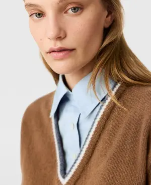 Stella McCartney Hybrid Knit Shirt Jumper