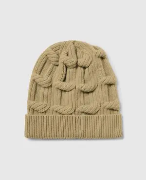 Stella McCartney Falabella Cable-knit Beanie