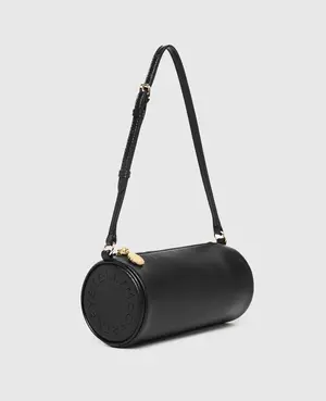Stella McCartney Logo Bowling Shoulder Bag - Black