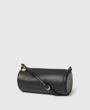 Stella McCartney Logo Bowling Shoulder Bag - Black
