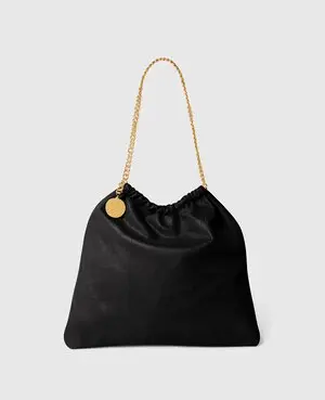 Stella McCartney Falabella Drawstring Shoulder Bag - Black