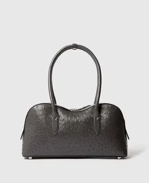 Stella McCartney Ryder Ostrich Shoulder Bag