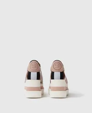 Stella McCartney Sneak-elyse Platform Trainers - Pecan/shell