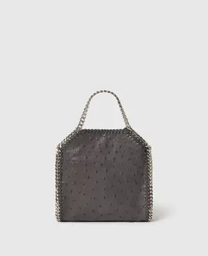 Stella McCartney Falabella Ostrich Tiny Tote Bag