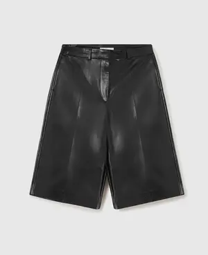 Stella McCartney Wide-leg Bermuda Shorts - Black