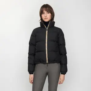 Burberry Checker-tape Ambleside Puffer Jacket - Black