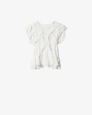 MARANT ETOILE Nalou Top - White