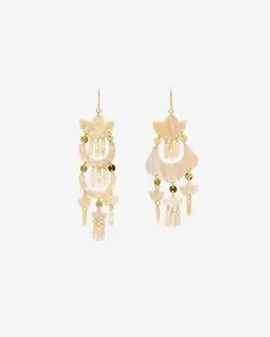 Isabel Marant Yue Asymmetrical Earrings - Lotus