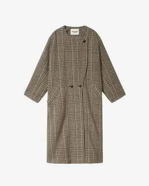 MARANT ETOILE Renee Prince-of-wales Coat
