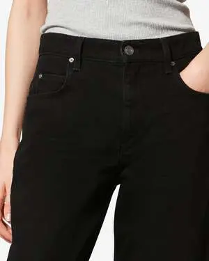 Isabel Marant Dromie Relaxed Straight Leg Jeans - Black