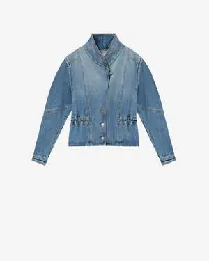 Isabel Marant Dolie Denim Jacket - Light Blue