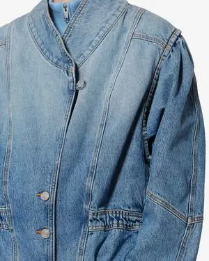 Isabel Marant Dolie Denim Jacket - Light Blue