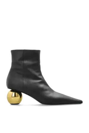 Marni Heeled Ankle Boots - Black