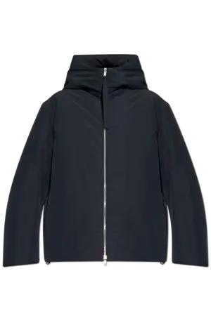 JIL SANDER Down Jacket With Hood - Black