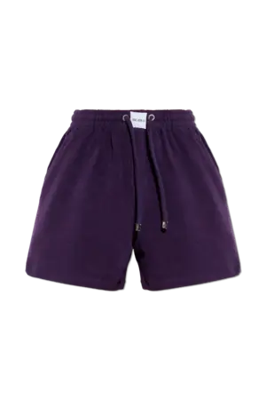 Attico Logo Shorts - Purple