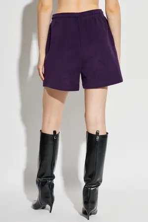 Attico Logo Shorts - Purple