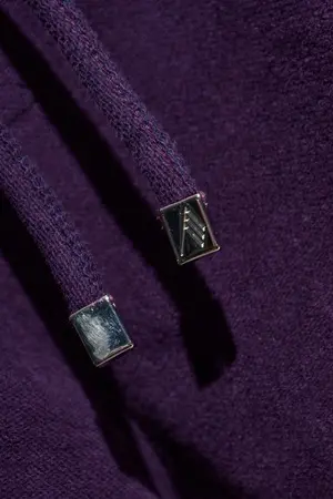 Attico Logo Shorts - Purple