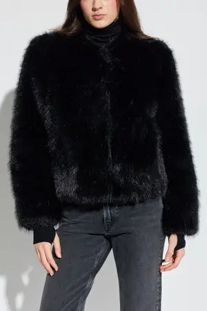 STAND STUDIO Sadie Faux Fur Jacket