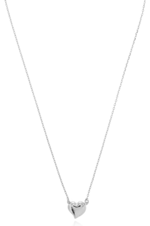 Kate Spade New York Heart-shaped Pendant Necklace - Silver