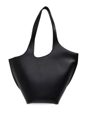 Attico La Scoop Medium Shopper Bag - Black
