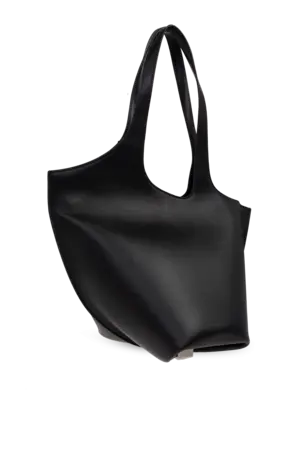 Attico La Scoop Medium Shopper Bag - Black