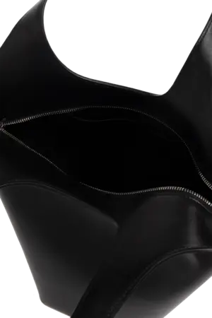 Attico La Scoop Medium Shopper Bag - Black