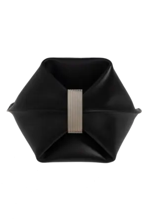 Attico La Scoop Medium Shopper Bag - Black