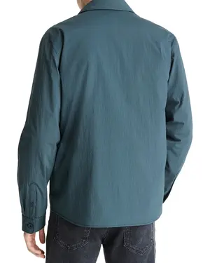 Vince Cotton Blend Insulated Shirt Jacket