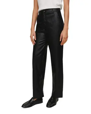 Bella Dahl Faux Leather Pants - Black
