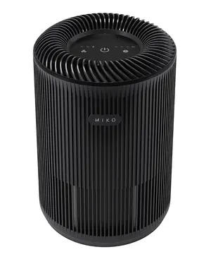 MIKO Essence Air Purifier With True Hepa Filter Ultra Quiet, Compact Design - Black