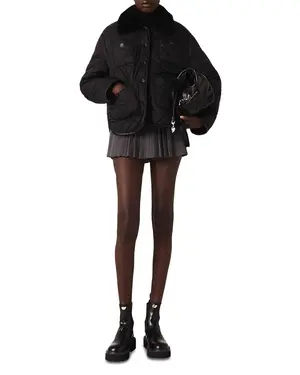 Maje Reversible Puffer Jacket