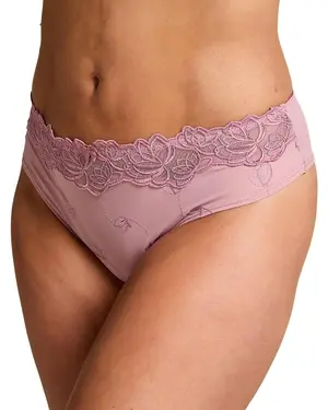Hunkemoller Brazilian Diva Thong Shorts - Lilas