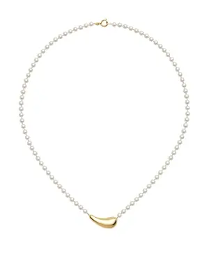 PDPAOLA La Perla Essential Necklace - White