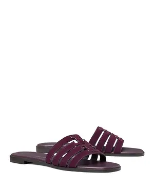 Tory Burch Ines Slide - Plum Jam