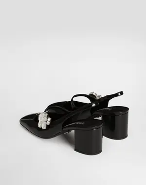 Dolce & Gabbana Polished Calfskin Slingback