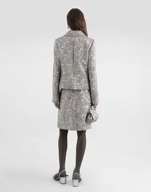 Dolce & Gabbana Floral Jacquard Single-breasted Jacket