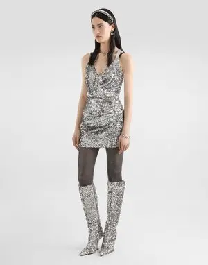Dolce & Gabbana Sequin Mini Dress