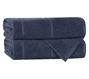 SUPERIOR Mile Cotton Blend Solid Bath Towel Set - One-color