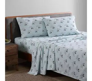 Eddie Bauer Dog Friends Blue Cotton Queen Sheet Set
