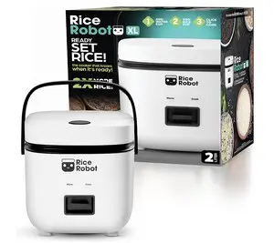 RICE ROBOT Xl 2l Space Saving Ceramic Nonstick Ce Cooker - One-color
