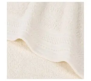 SUPERIOR Honeycomb Waffle Border Cotton Bath Towel Set